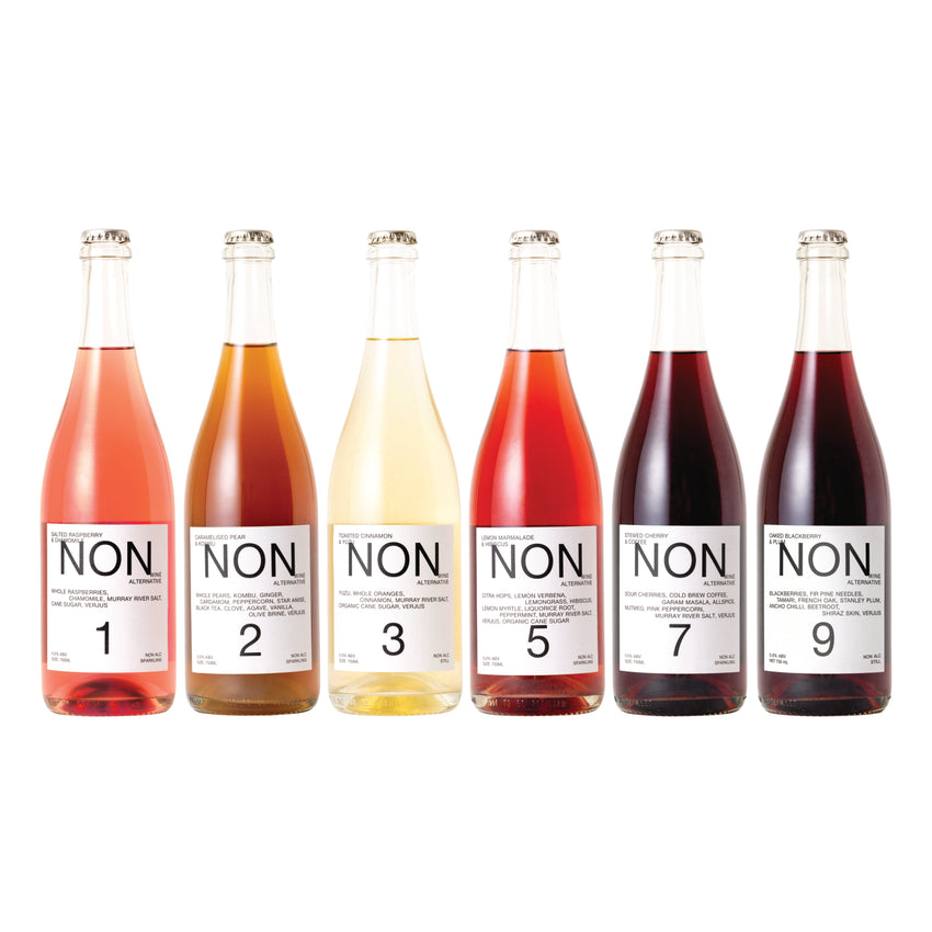Mixed 6 Pack | Non Alcoholic Wine Alternative – NON